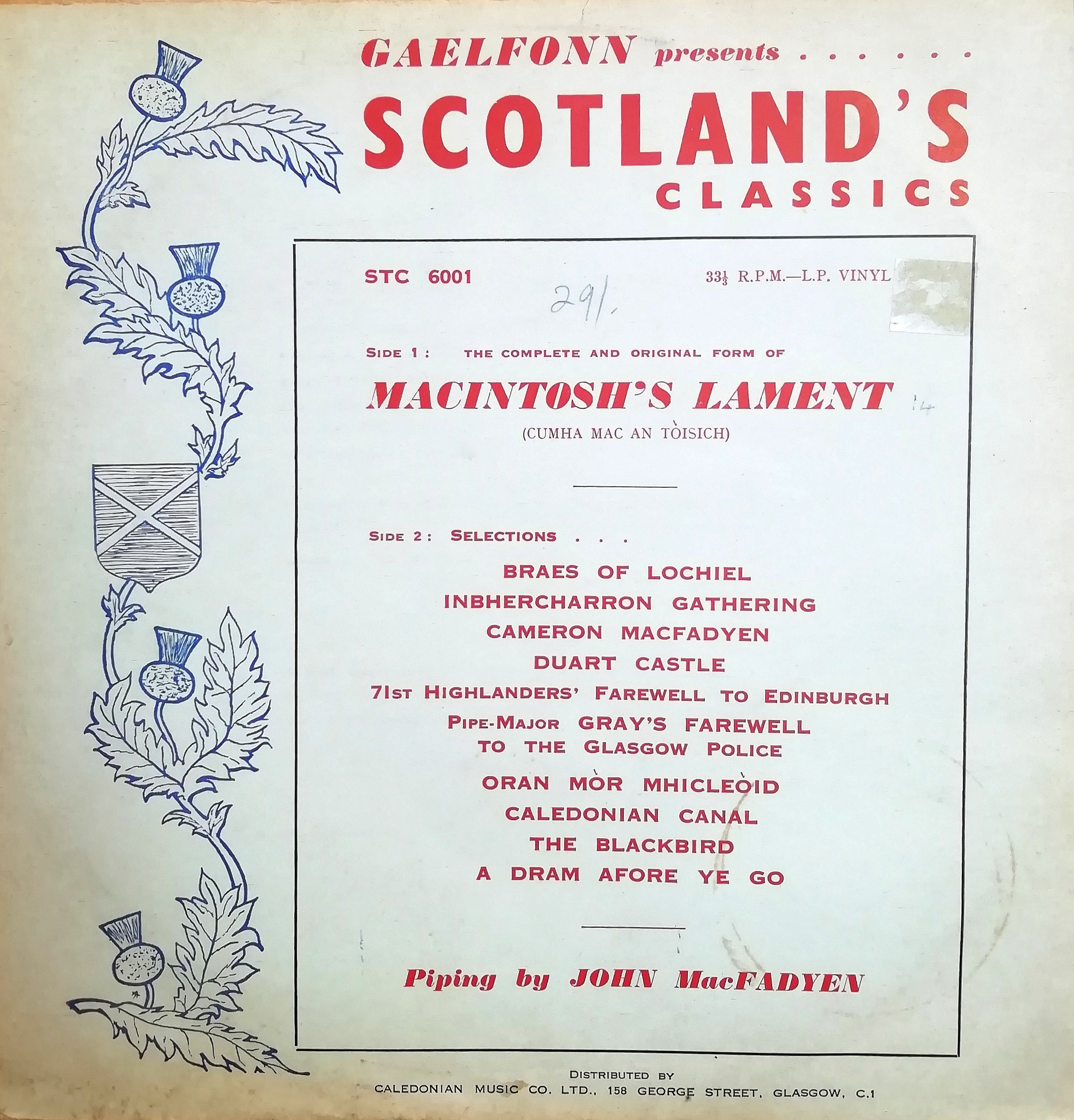 John MacFadyen – rareTunes